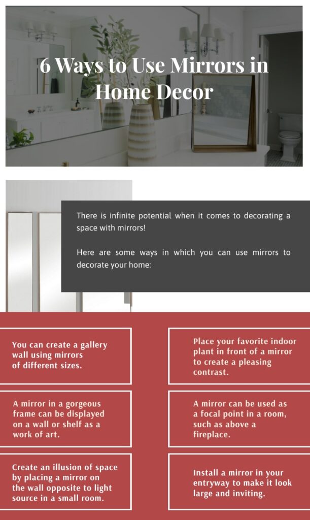 6 Ways to Use Mirrors in Home Decor - killeenfurniture